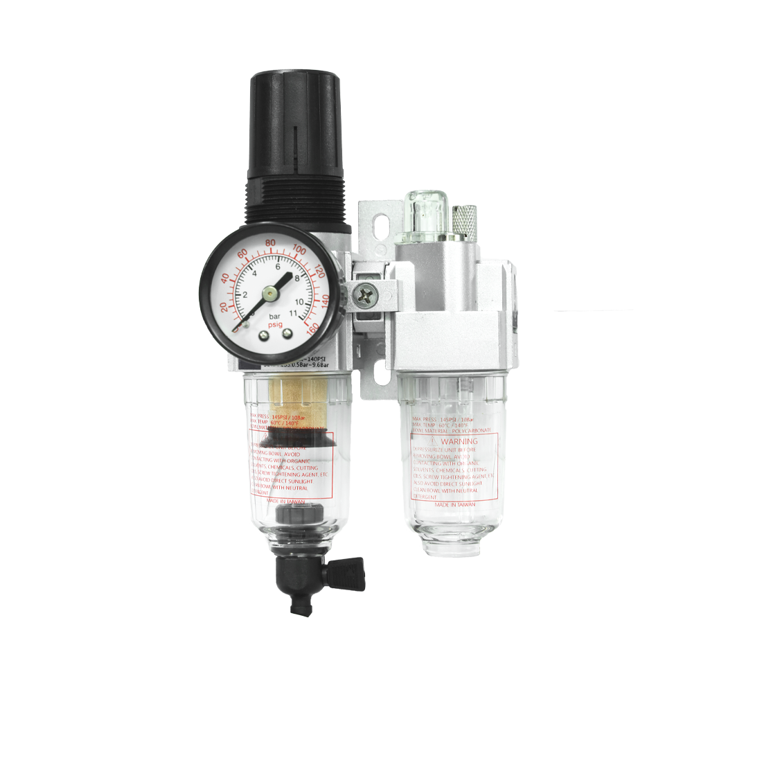 Air Filter, Regulator, Lubricator unit (F.R.L unit)